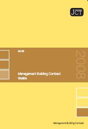 JCT management building contract guide - The Construction Information Service