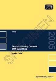 JCT standard building contract with quantities. Revision 2 2009 - The ...