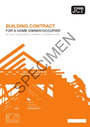 JCT building contract for a home owner/occupier who has not appointed a ...