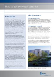 How to achieve visual concrete - The Construction Information Service