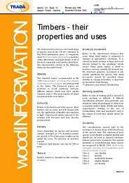 Timbers - their properties and uses - The Construction Information Service