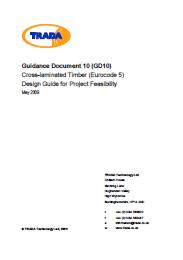 Cross-laminated timber (Eurocode 5) design guide for project ...