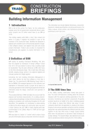 Building information management - The Construction Information Service