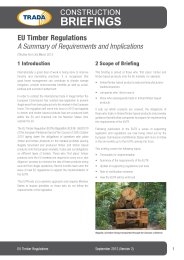 EU Timber regulations: a summary of requirements and implications ...