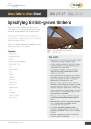 Specifying British-grown timbers - The Construction Information Service