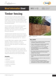 Timber fencing - The Construction Information Service