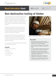 Non-destructive testing of timber - The Construction Information Service