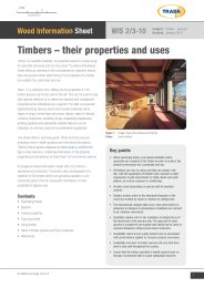 Timbers - their properties and uses - The Construction Information Service