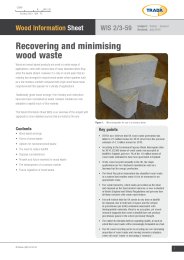 Recovering and minimising wood waste - The Construction Information Service