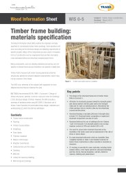 Timber frame building - materials specification - The Construction ...