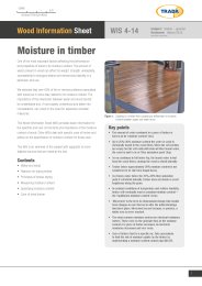 Moisture in timber - The Construction Information Service