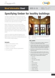 Specifying timber for healthy buildings - The Construction Information ...