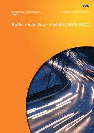 Traffic modelling - update (2009-2010) - The Construction Information ...