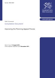 Improving the planning appeal process - consultation document - The ...