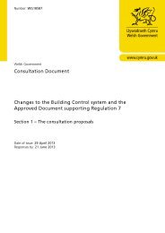 Changes to the building control system and the Approved Document ...