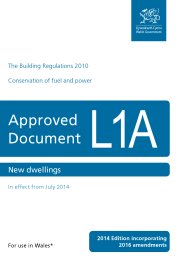 Conservation of fuel and power - new dwellings (2014 edition ...