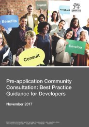 Pre-application community consultation: best practice guidance for ...