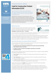 Implementation advice - code for construction product information (CCPI) - The Construction ...