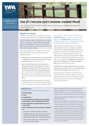 Use of creosote and creosote-treated wood - The Construction ...
